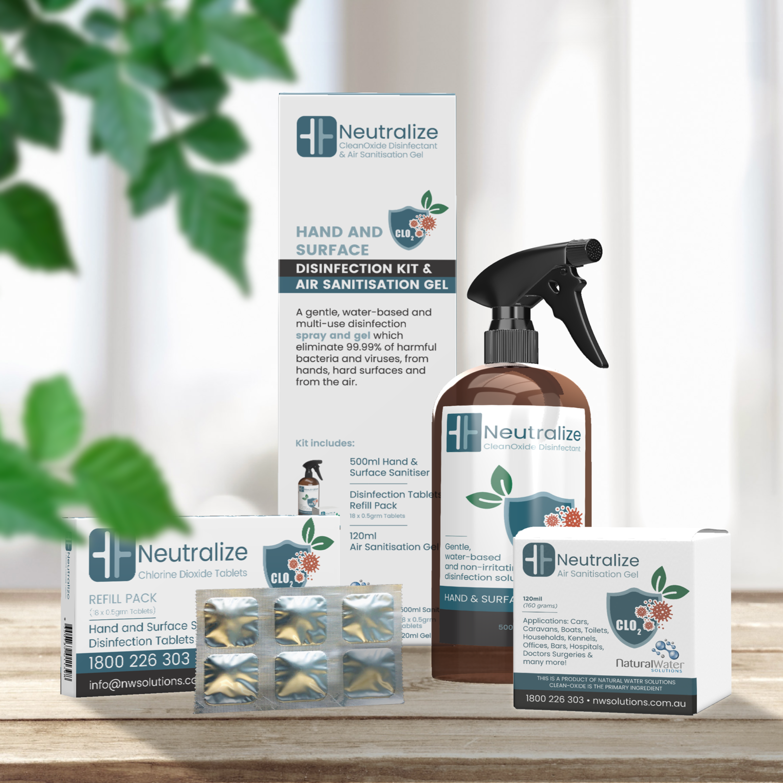 Neutralize Hand & Surface Disinfectant - Natural Water Solutions